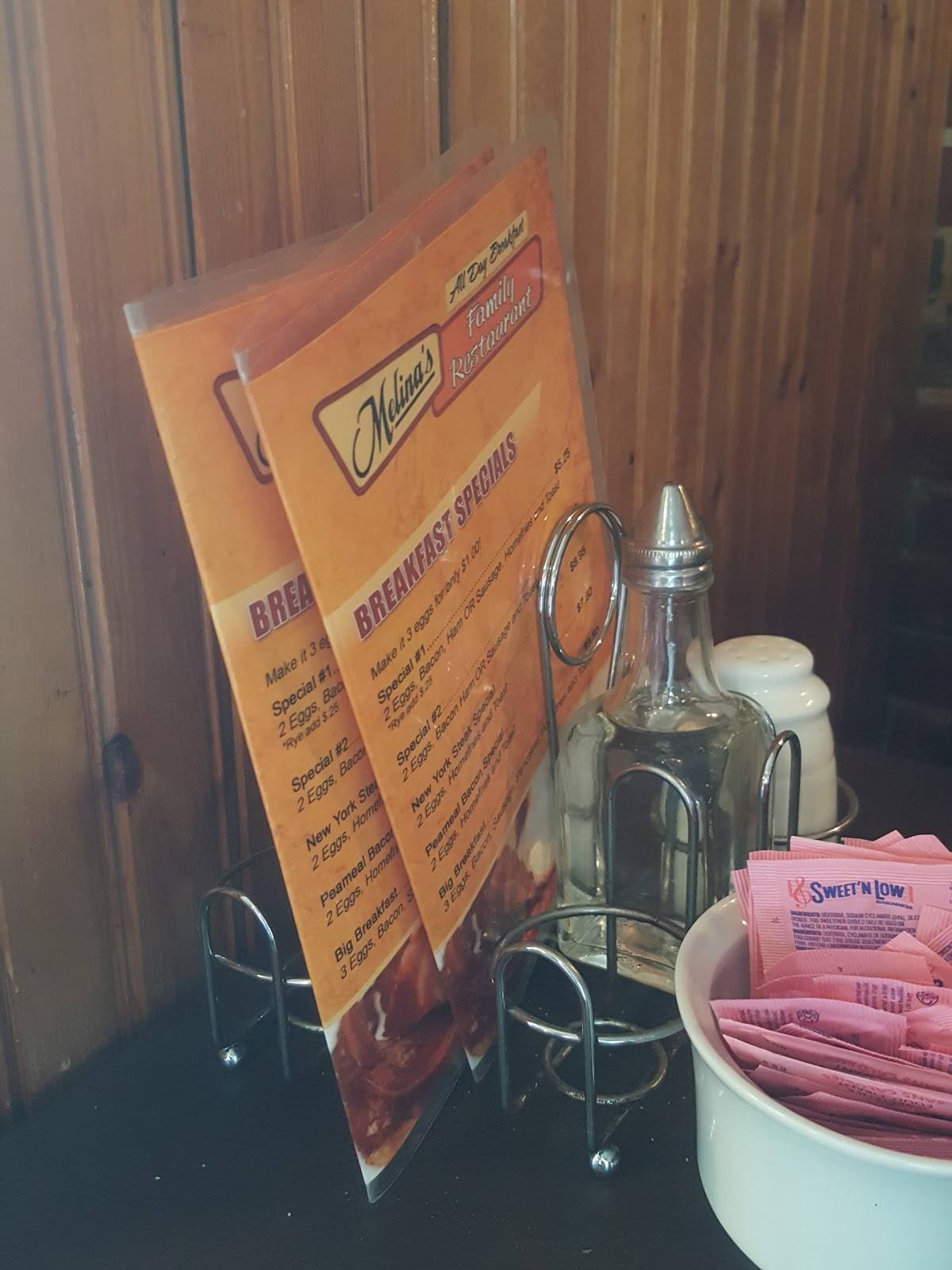 Menu at Melina's Family Restaurant, Port Colborne