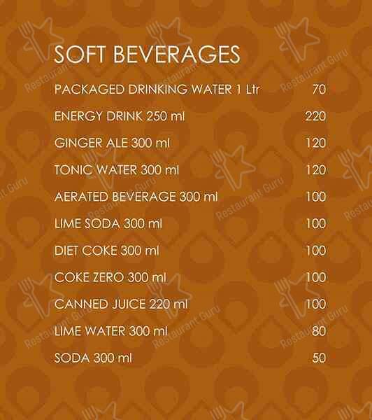 Menu at Sahib's Barbeque by Ohris Cyber Pearl, Hyderabad, CYBER PEARL