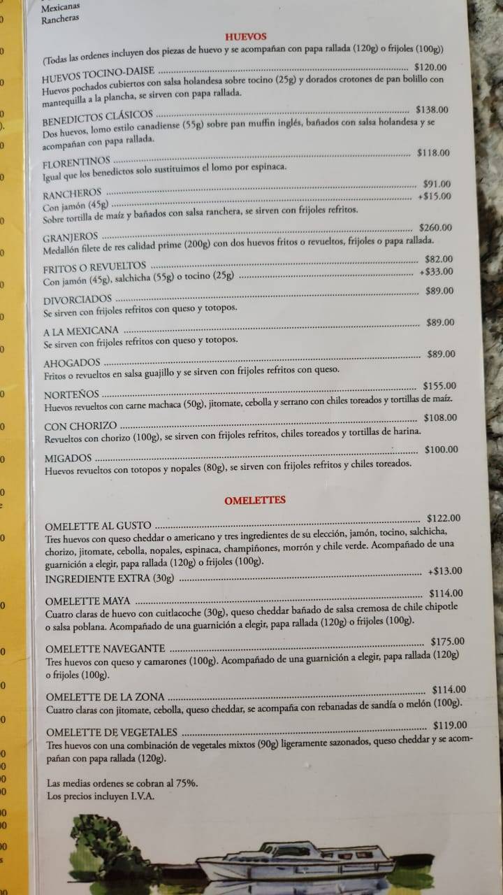 Carta del restaurante Mr Cream Pancakes and Waffles, Nuevo Vallarta