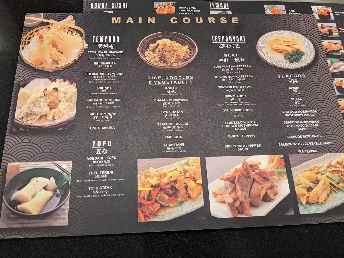 Menu at Ogetsu Hime restaurant, Taguig, Sm Aura Premier