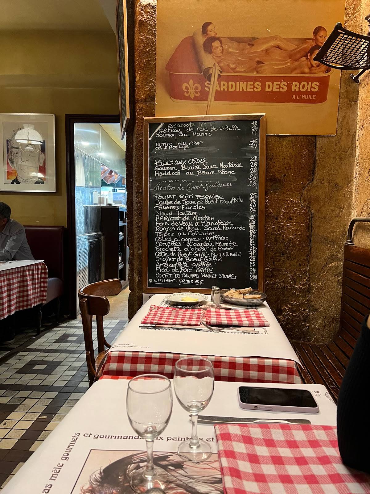 Menu at La Tour Montlhéry - Chez Denise restaurant, Paris, 5 Rue des ...