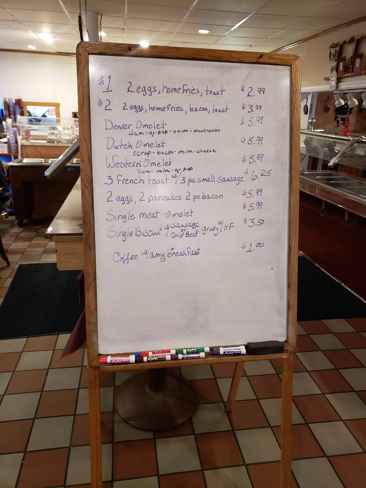 Menu at Post House Restaurant, Oxford