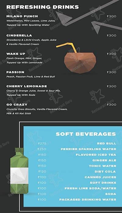 Menu at Prism Club & Kitchen, Hyderabad