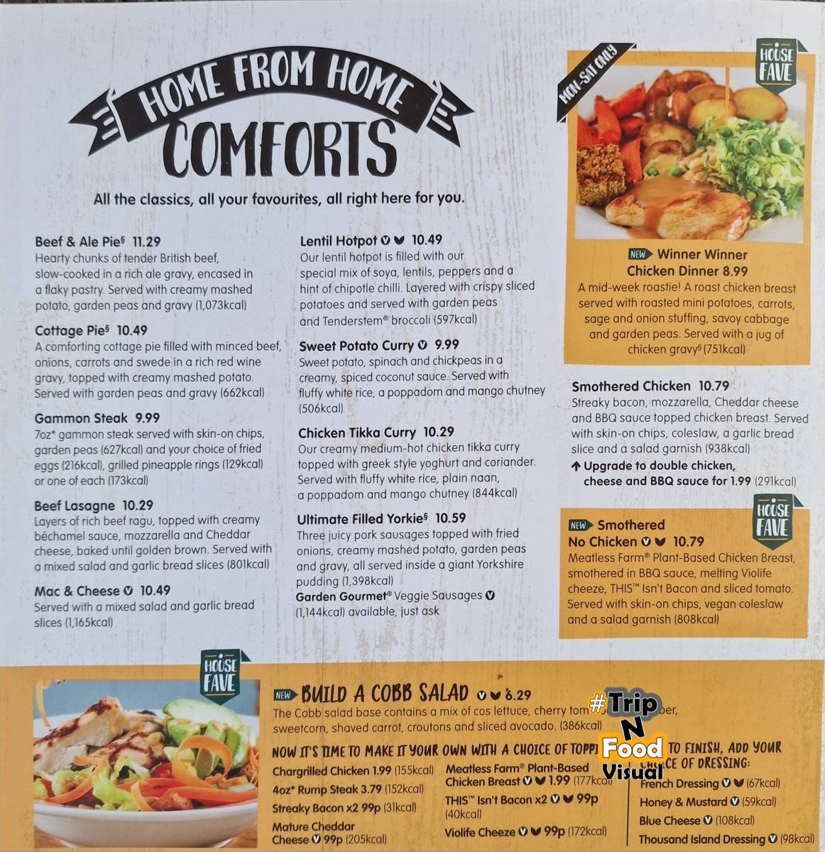 Menu at French Connection Table Table pub & bar, Ashford
