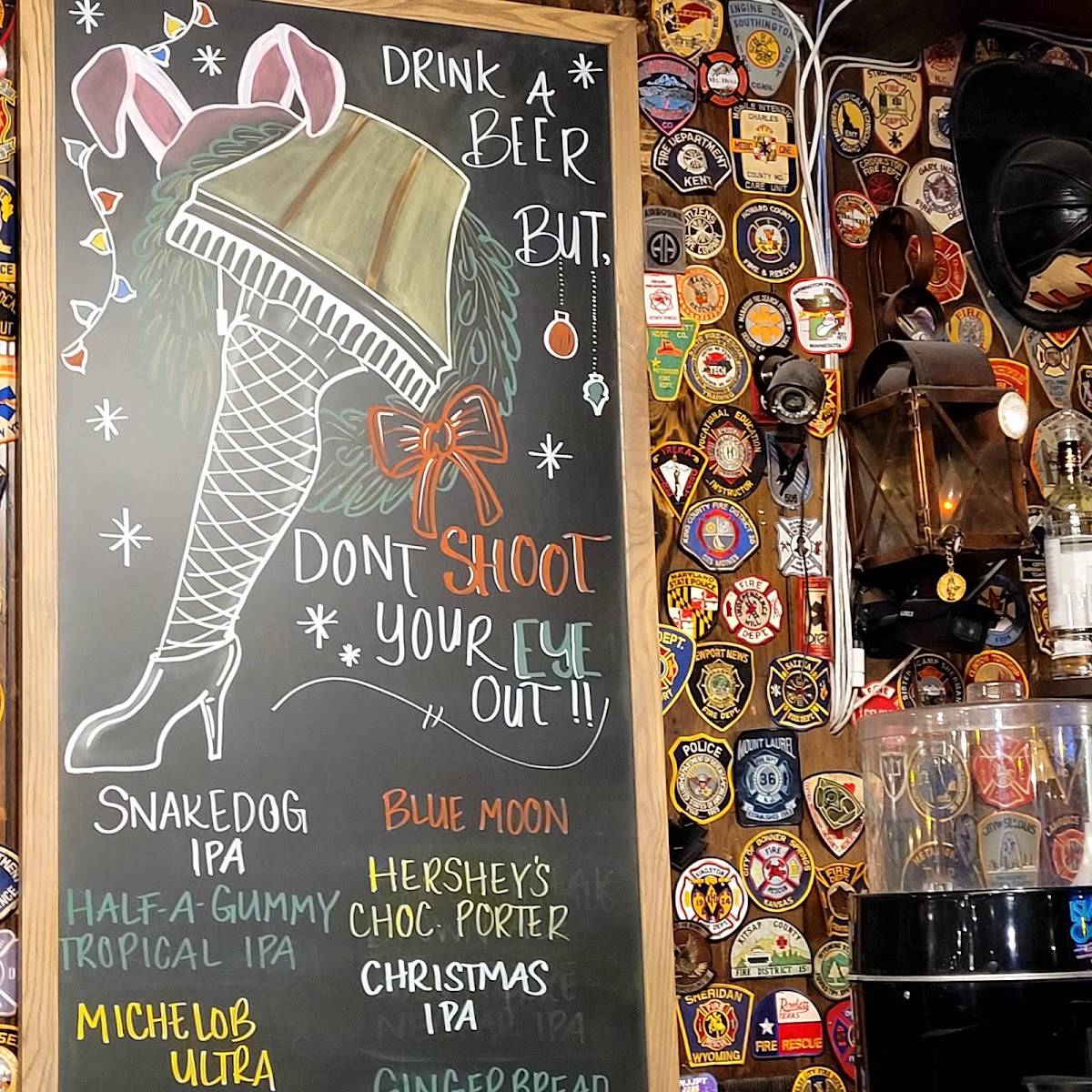 Menu at Ott House pub & bar, Emmitsburg