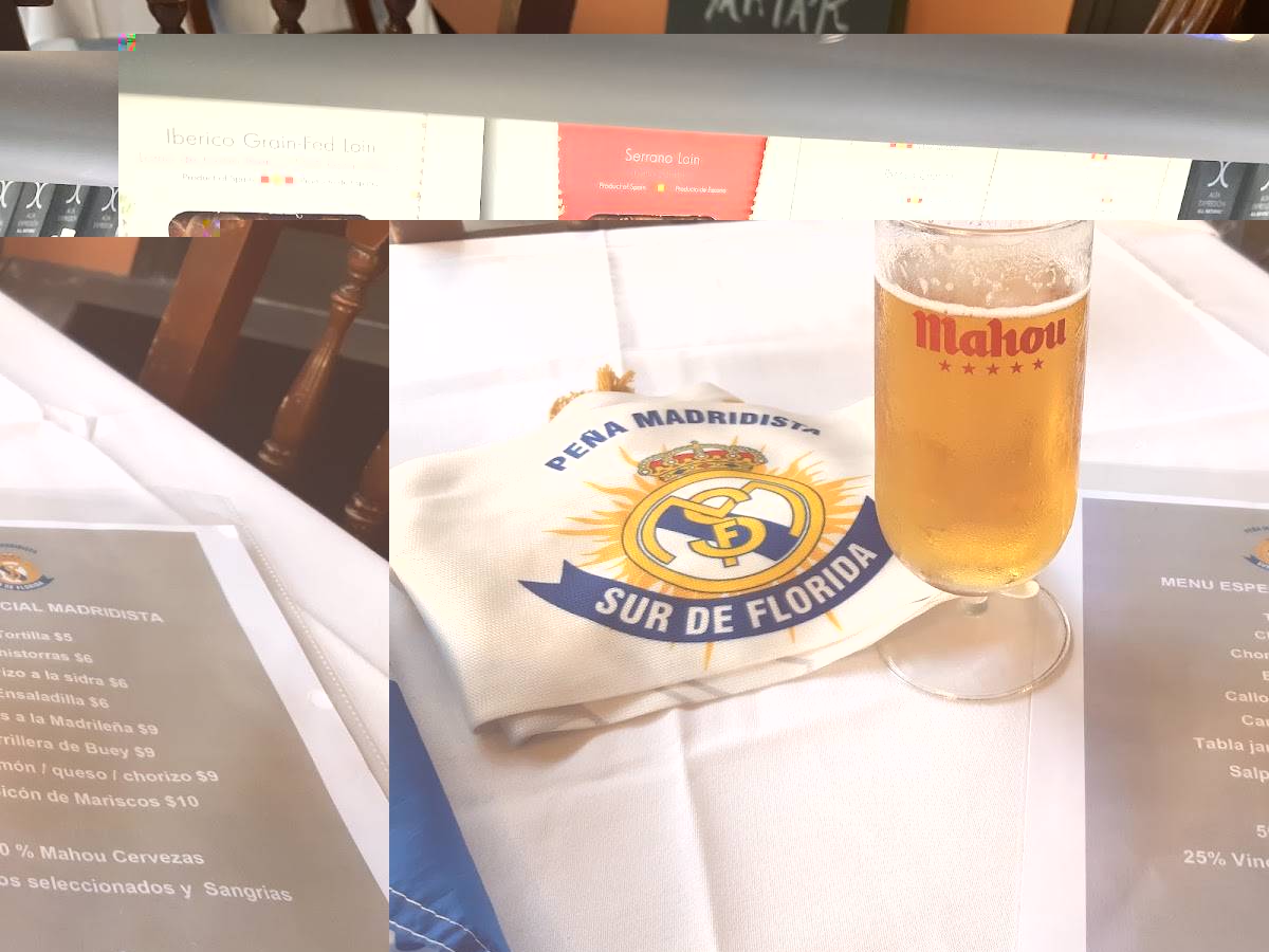 Menu at Xixón Spanish Restaurant, Miami