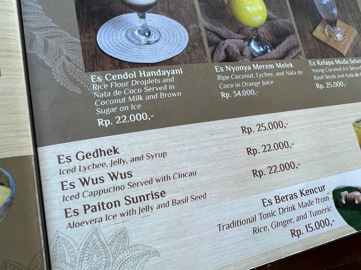 Menu at RM Handayani - Wisata Paiton restaurant, Triwungan, Jl. Raya ...