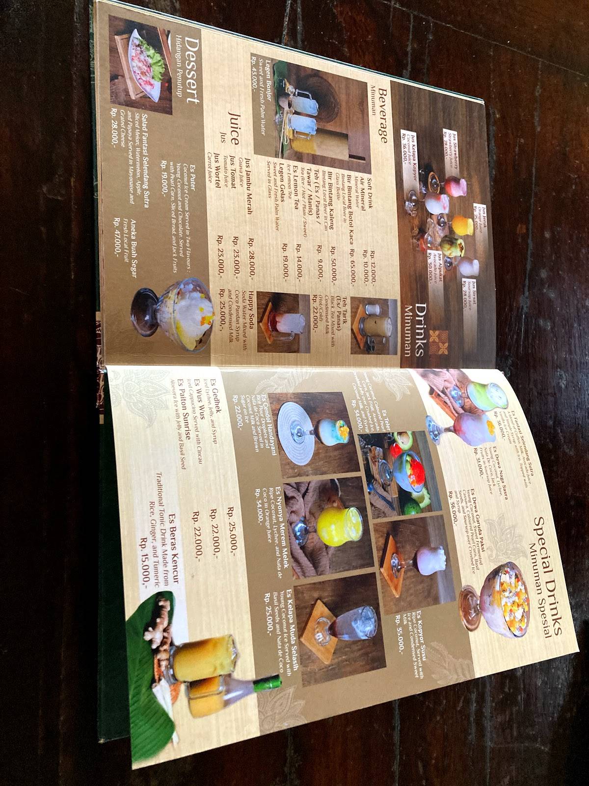 Menu at RM Handayani - Wisata Paiton restaurant, Triwungan, Jl. Raya ...