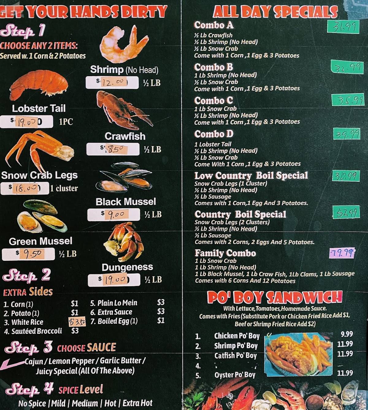 Menu at Red Lantern restaurant, Lawrenceville
