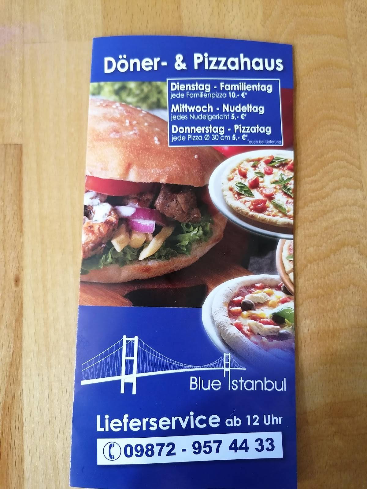 Speisekarte von Blue Istanbul restaurant, Heilsbronn