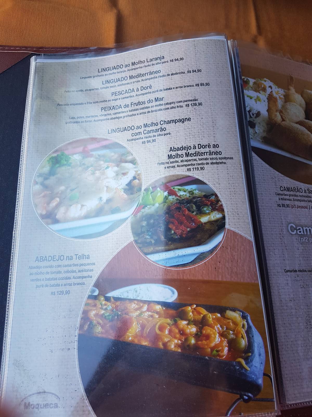Menu em Moqueca restaurante, Indaiatuba