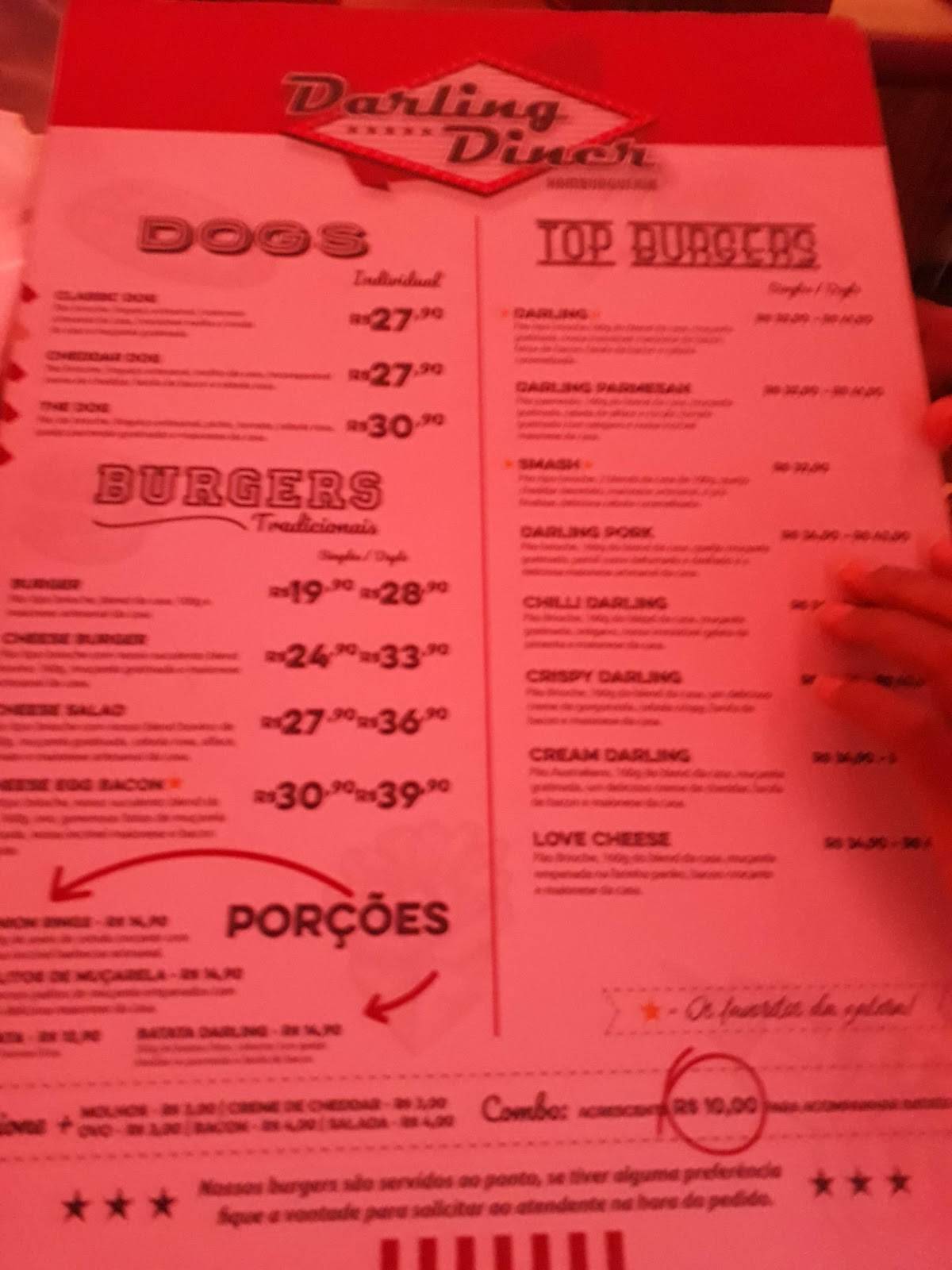 Menu em Darling Diner Hamburgueria restaurante, Nova Iguaçu