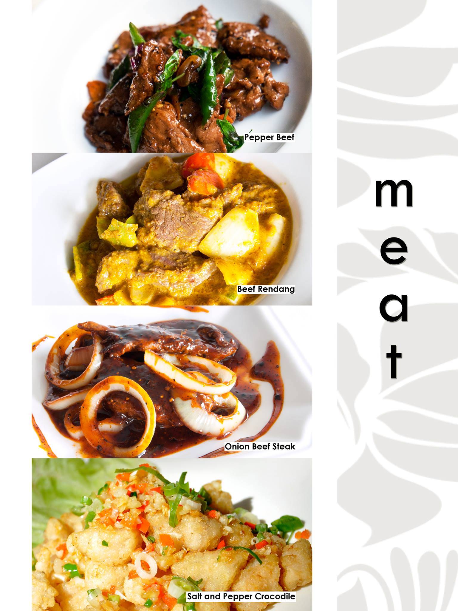 Menu at Fat Monk restaurant, Cagayan de Oro, 5/F