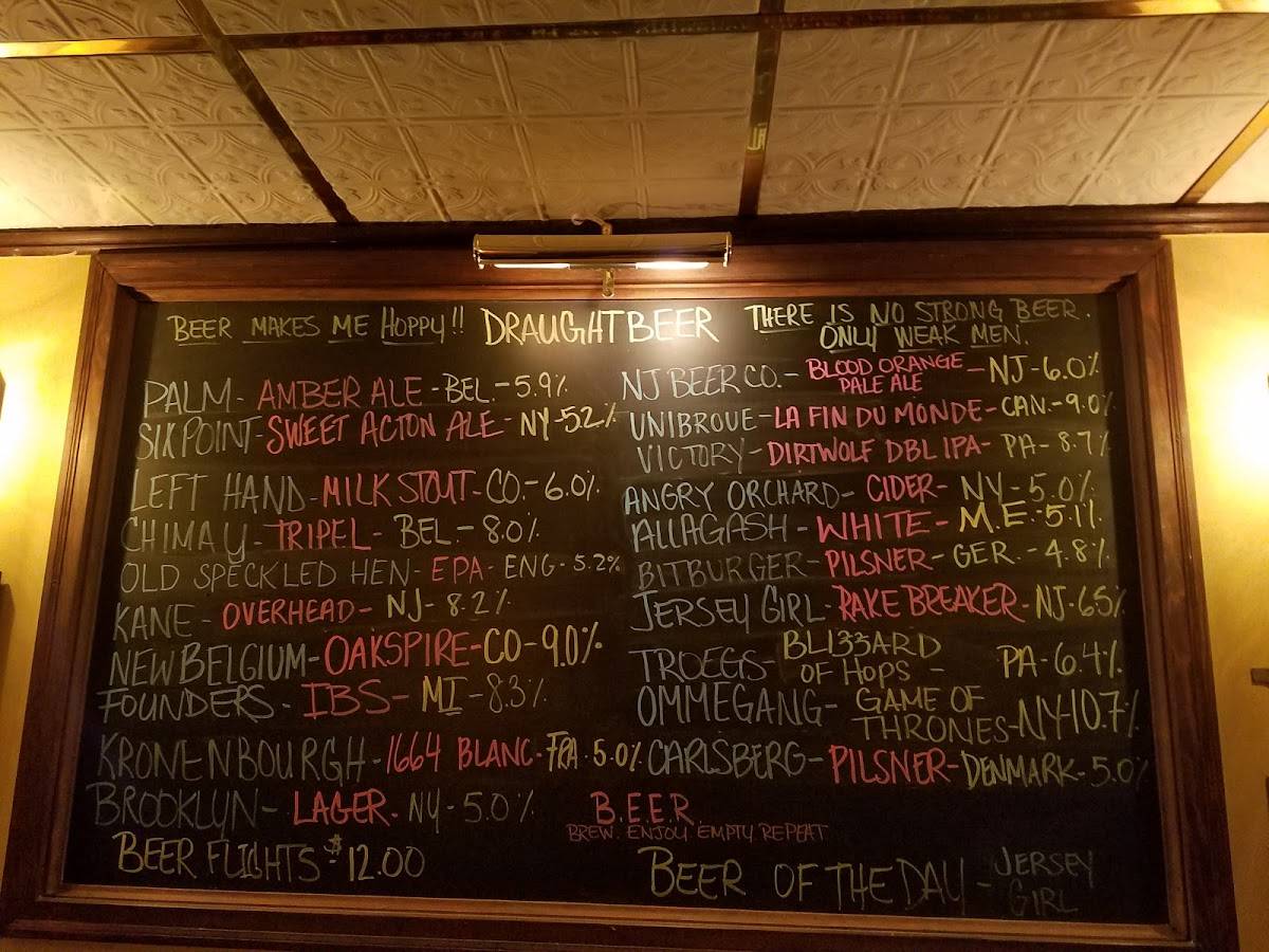 Menu at Historic Rocky Hill Inn & Tavern restaurant, Rocky Hill, 137 ...