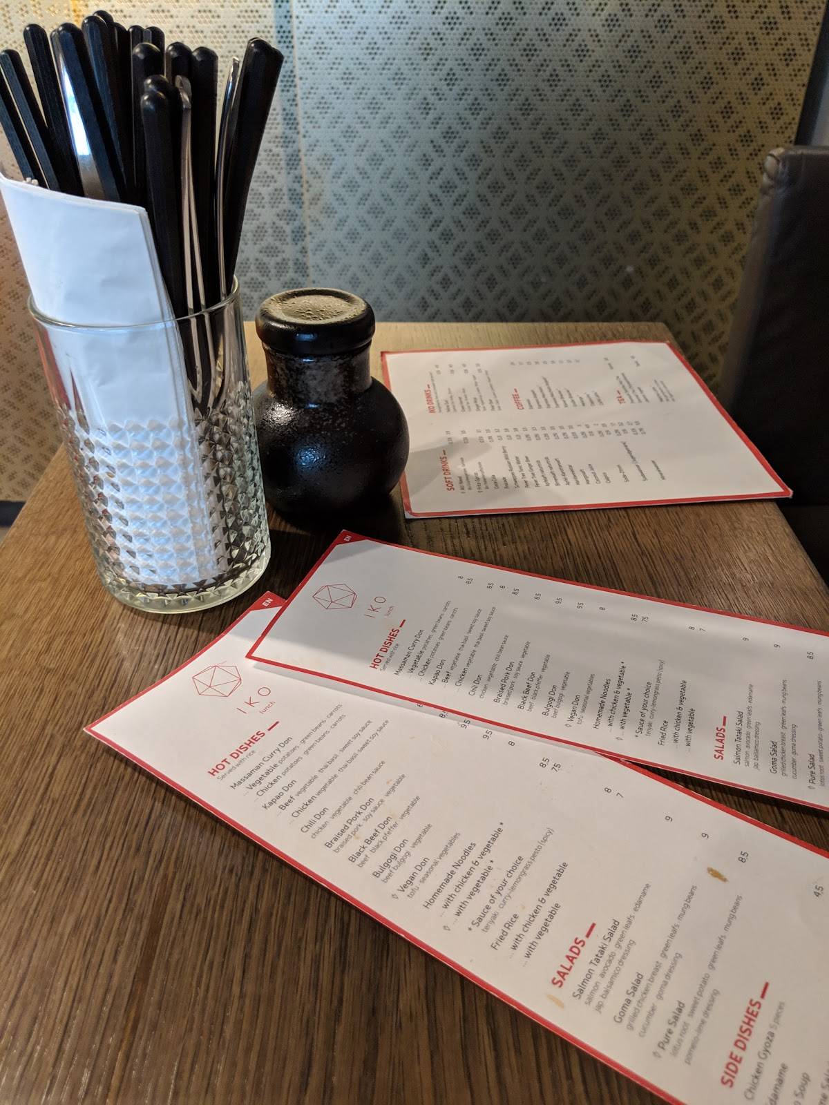 Speisekarte von IKO Kitchen & Bar, Wien