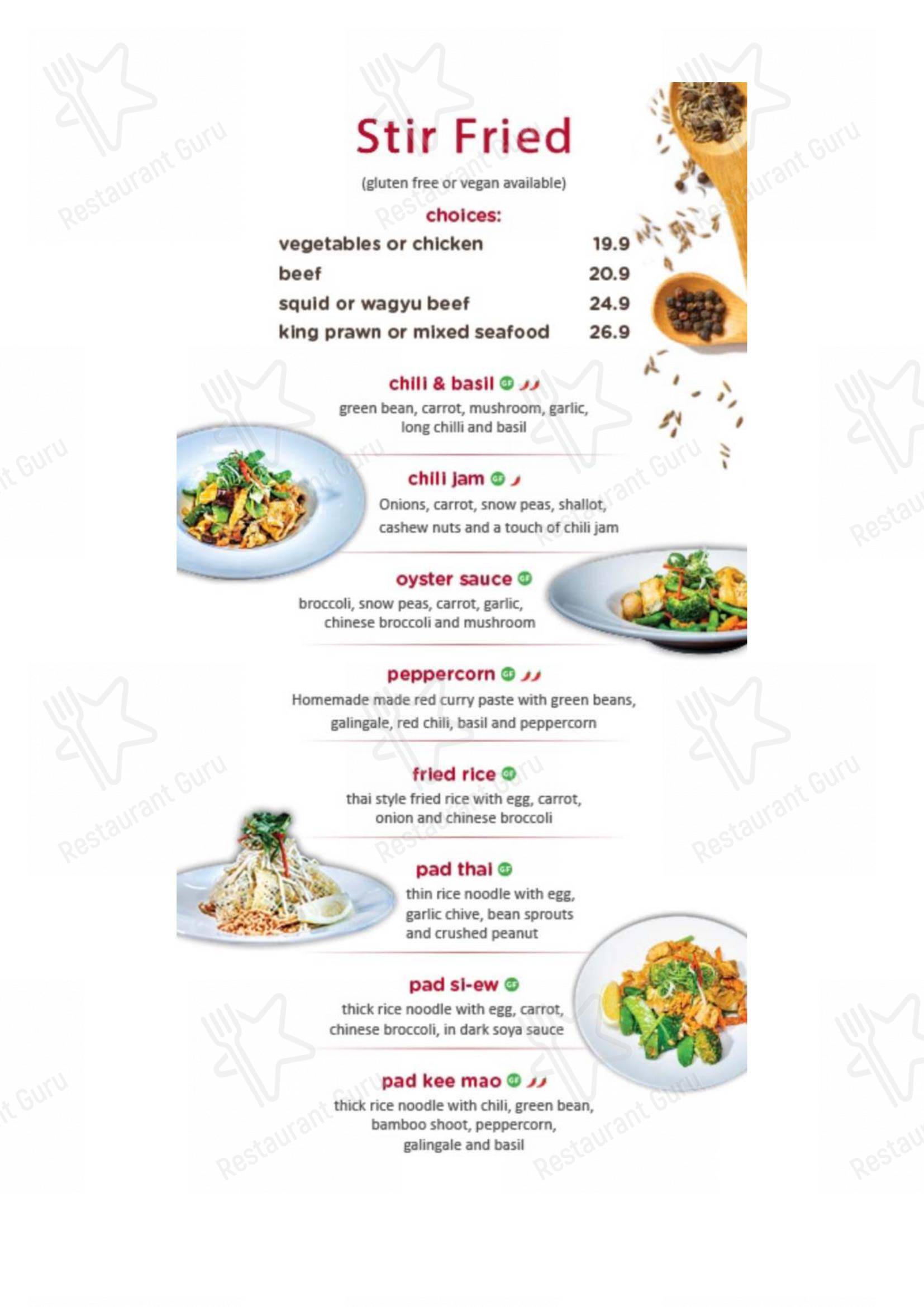 Menu at Limelight Cafe & Restaurant, North Sydney, 62 Clark Rd