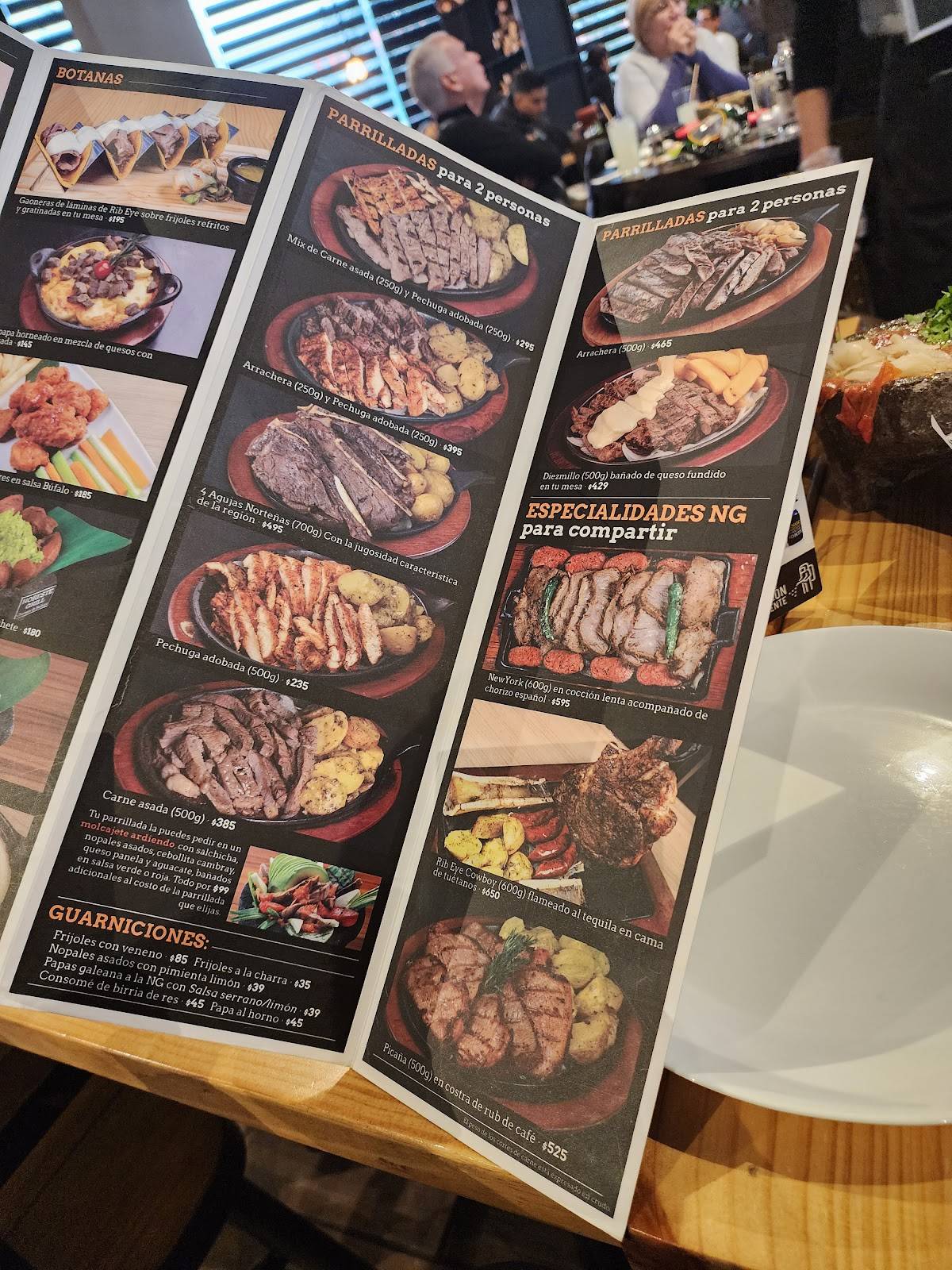 Carta del restaurante Noreste Grill, Monterrey, Avenida Insurgentes ...