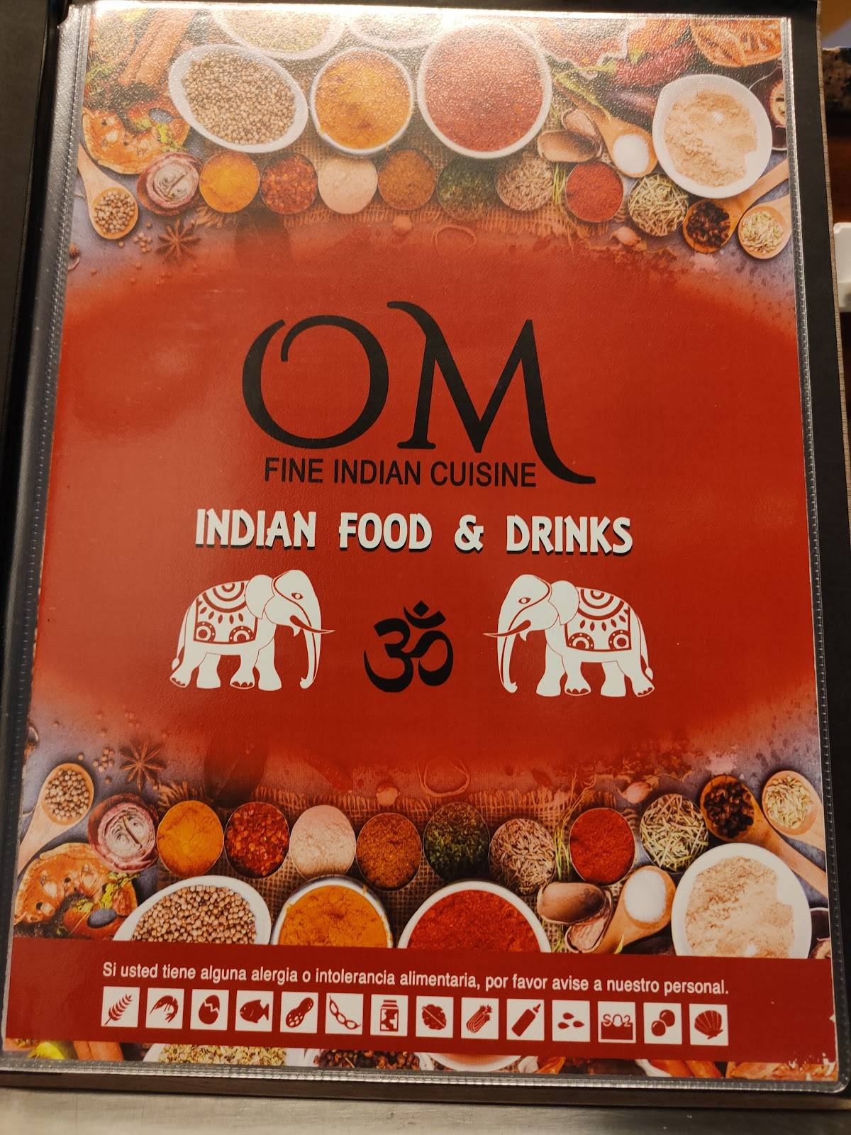Menu at OM Restaurante Indian Pollença Food & Drinks, Pollença