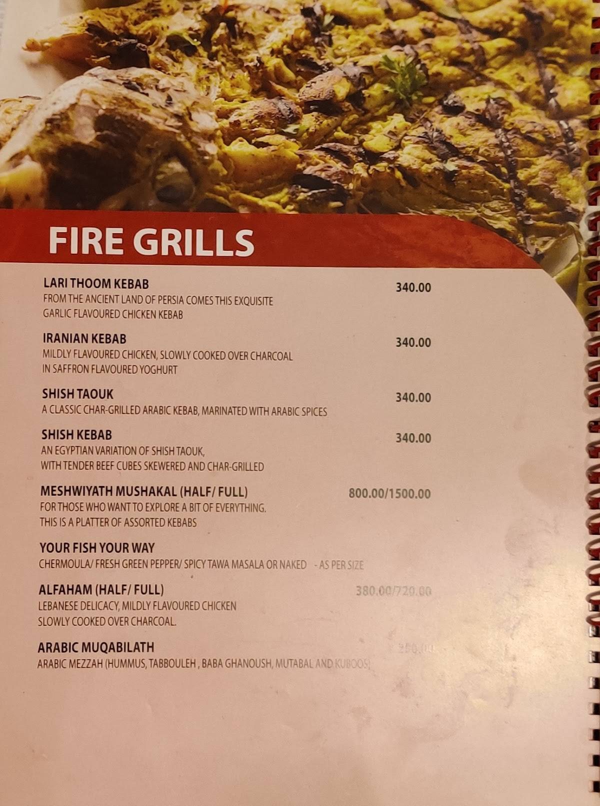 Menu at Paragon Lulu Mall, Kochi, Kochi, Lulu Shopping Mall