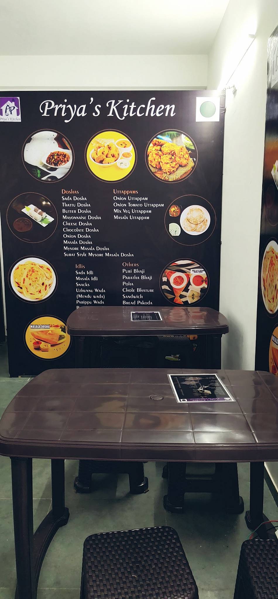 Menu at Priya's Kitchen, Vadodara, C30
