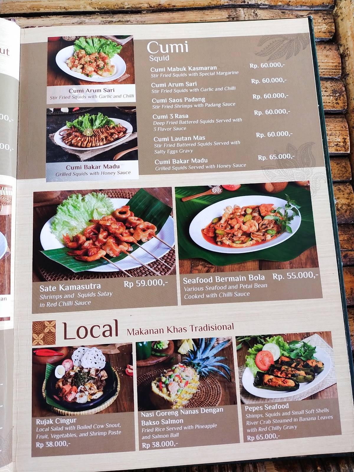 Menu at RM Handayani - Wisata Paiton restaurant, Triwungan, Jl. Raya ...
