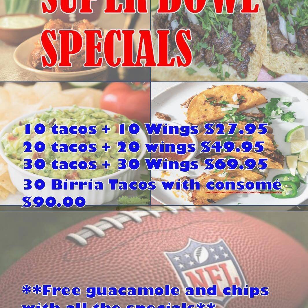 Menu at Taco Town catering & taquizas truck restaurant, Allentown