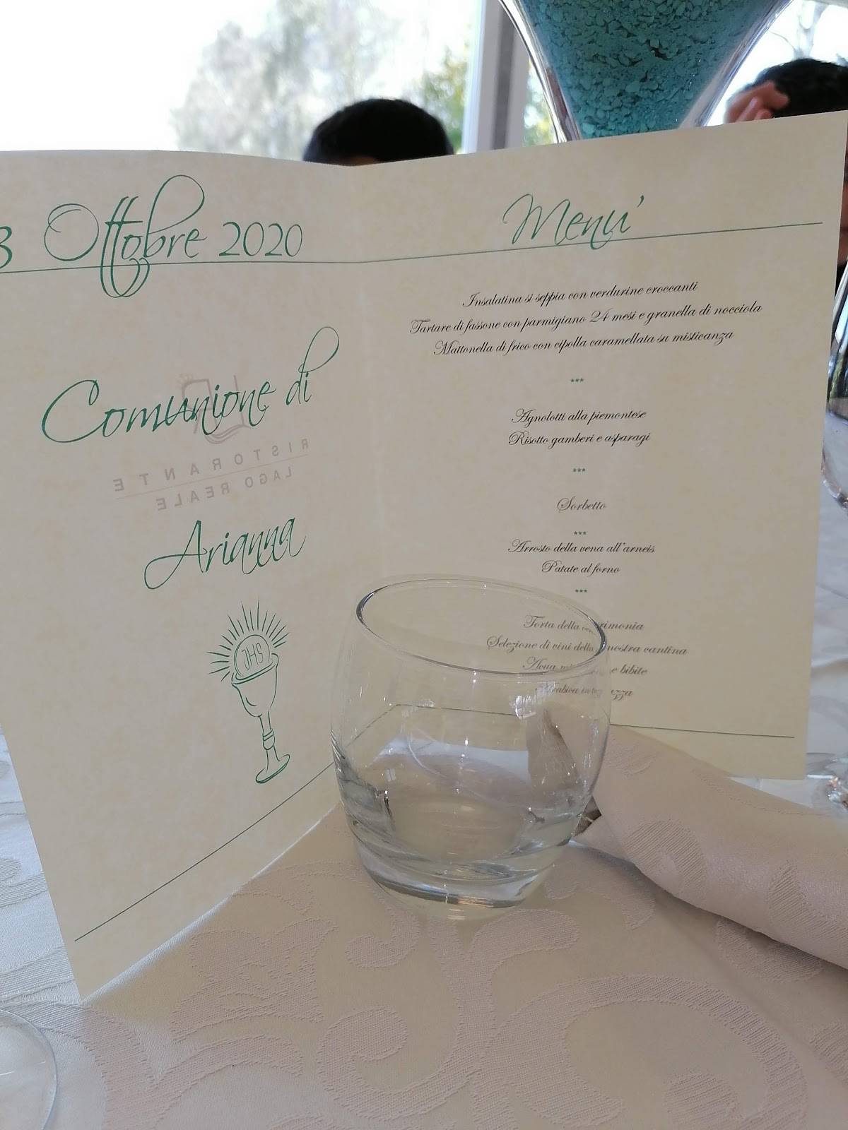 Menu da Lago Reale ristorante, Mappano
