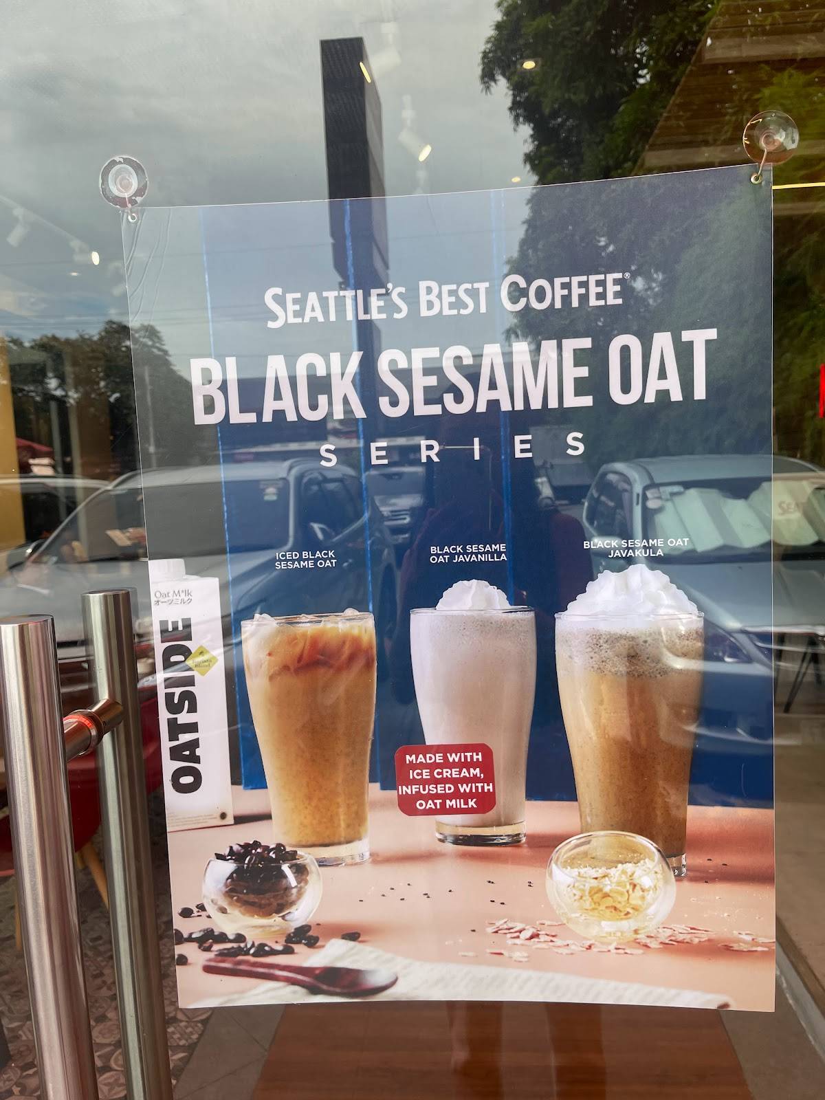 Menu at Seattle's Best Coffee cafe, Quezon City, Matalino St