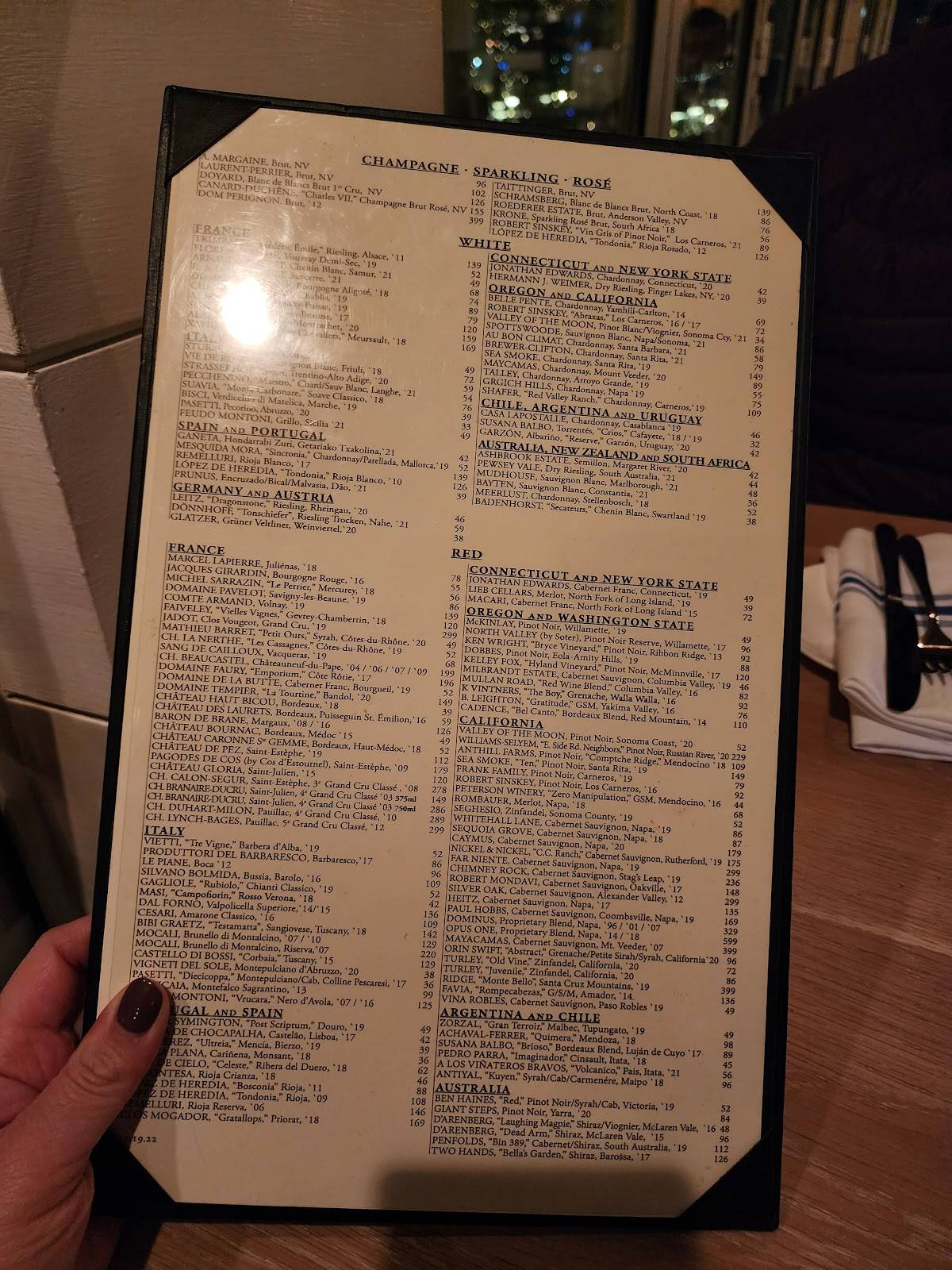 Menu at Shell & Bones Oyster Bar & Grill, New Haven