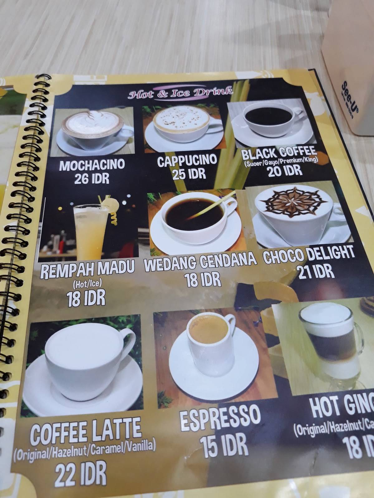 Menu at Restoran Lampu Satu, Subang
