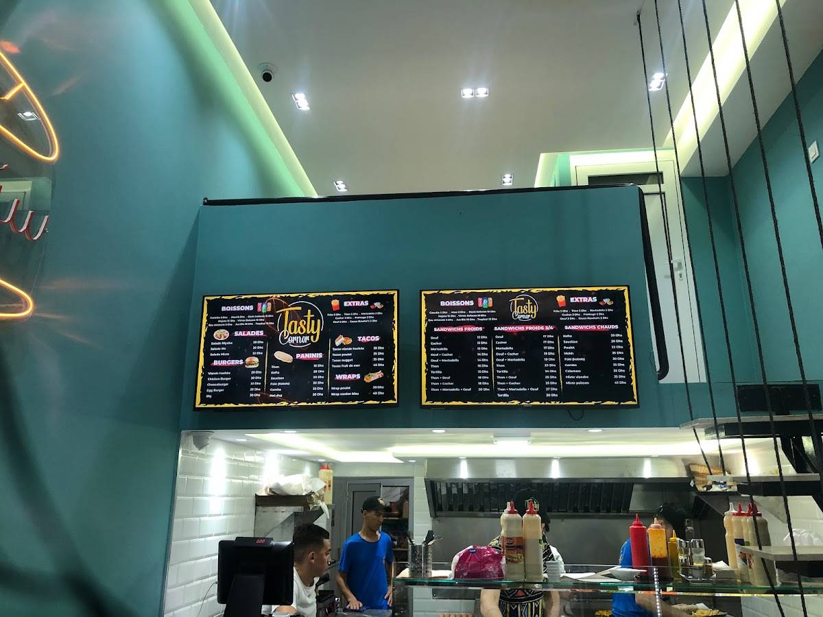 Menu au Tasty Corner Tangier restaurant, Tanger