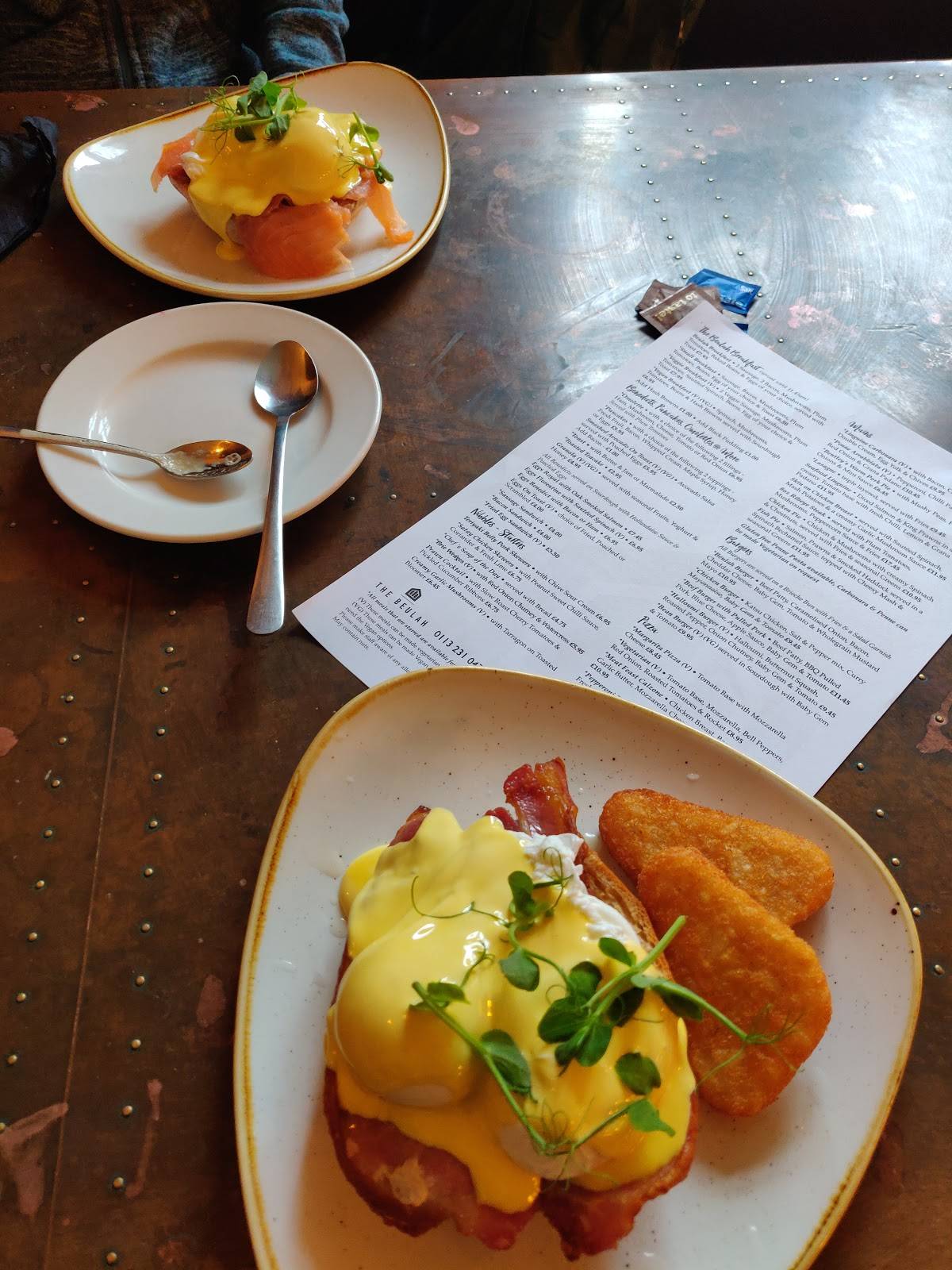 Menu at The Beulah Bistro Ltd pub & bar, Leeds