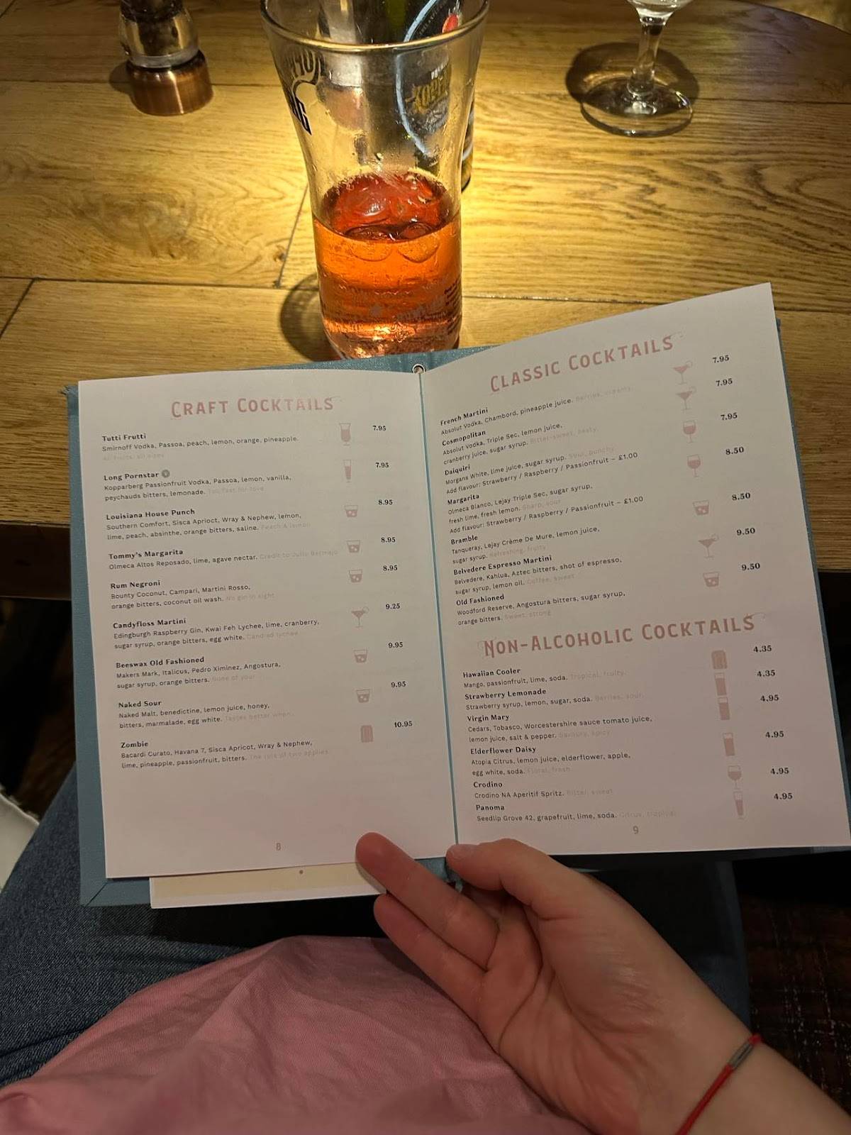 Menu at The Bridge Inn restaurant, Linlithgow