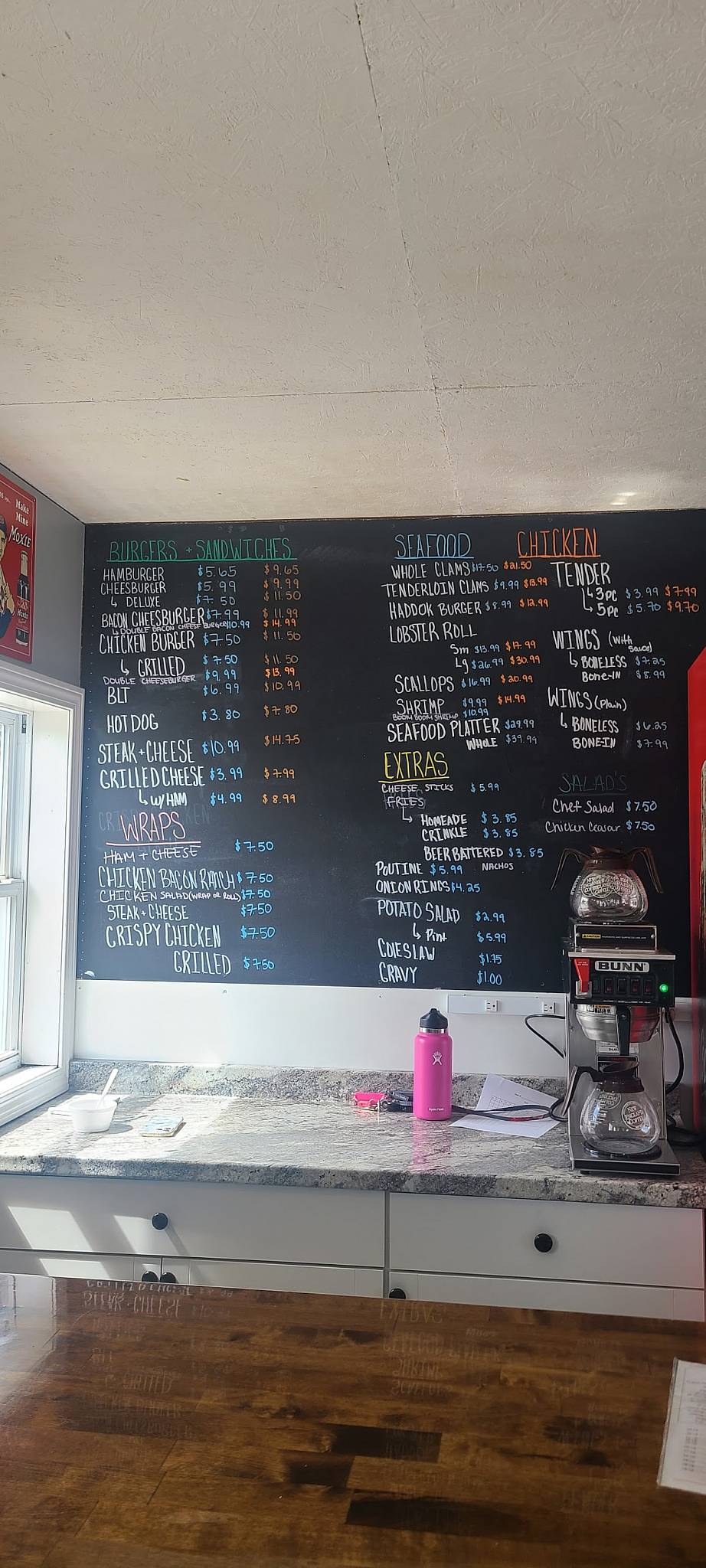Menu at The Cooperage, Bridgewater