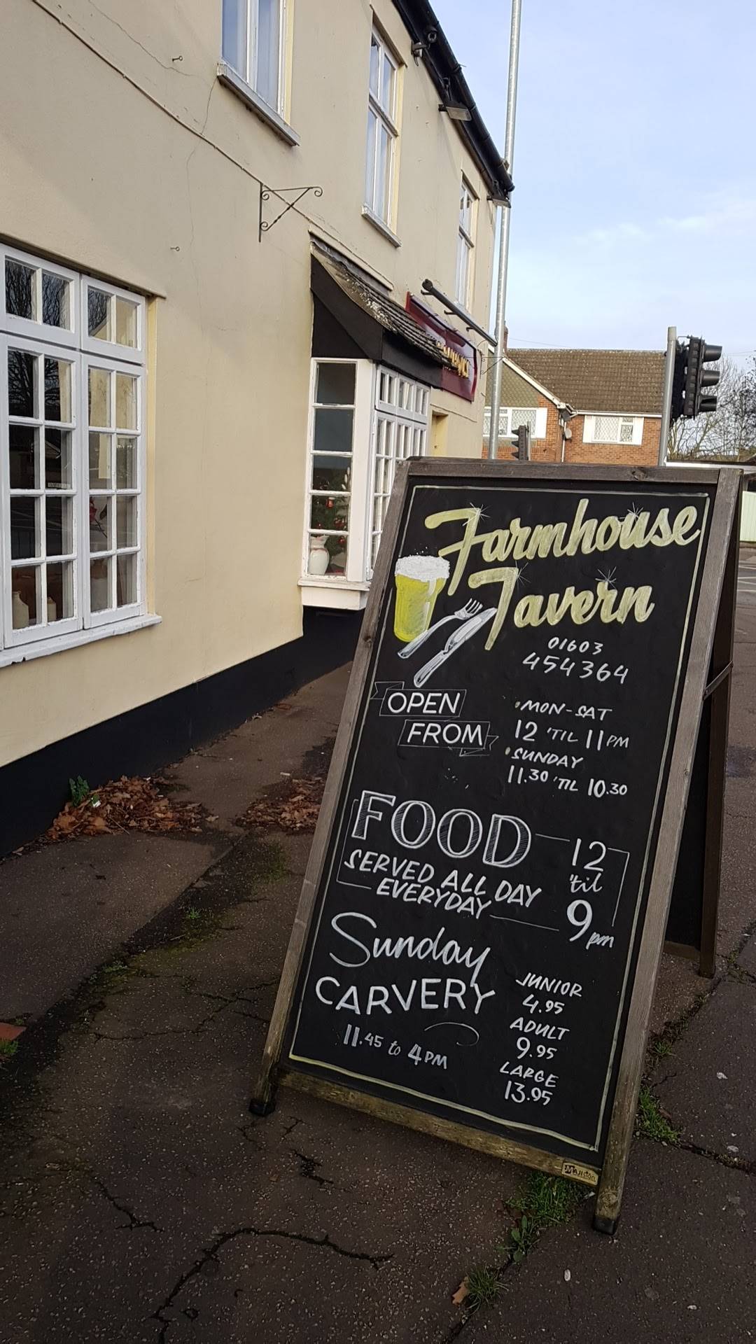 Menu at The Farmhouse pub & bar, Norwich