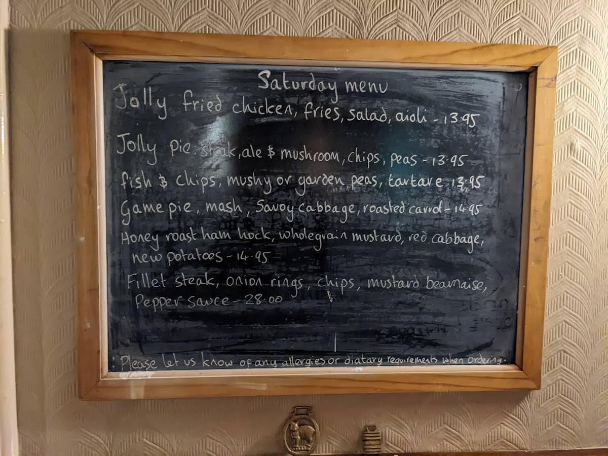 Menu at The Jolly Farmer Inn pub & bar, Leavening