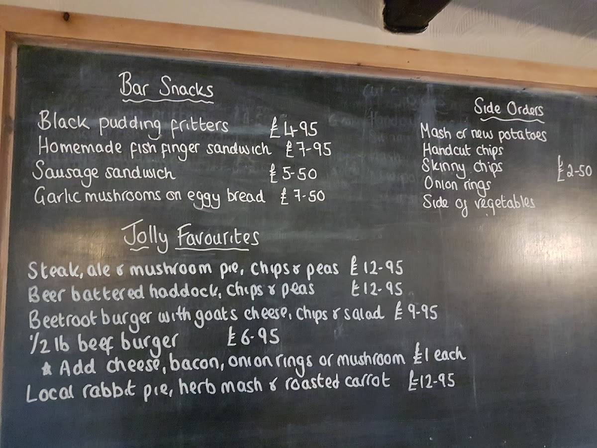 Menu at The Jolly Farmer Inn pub & bar, Leavening