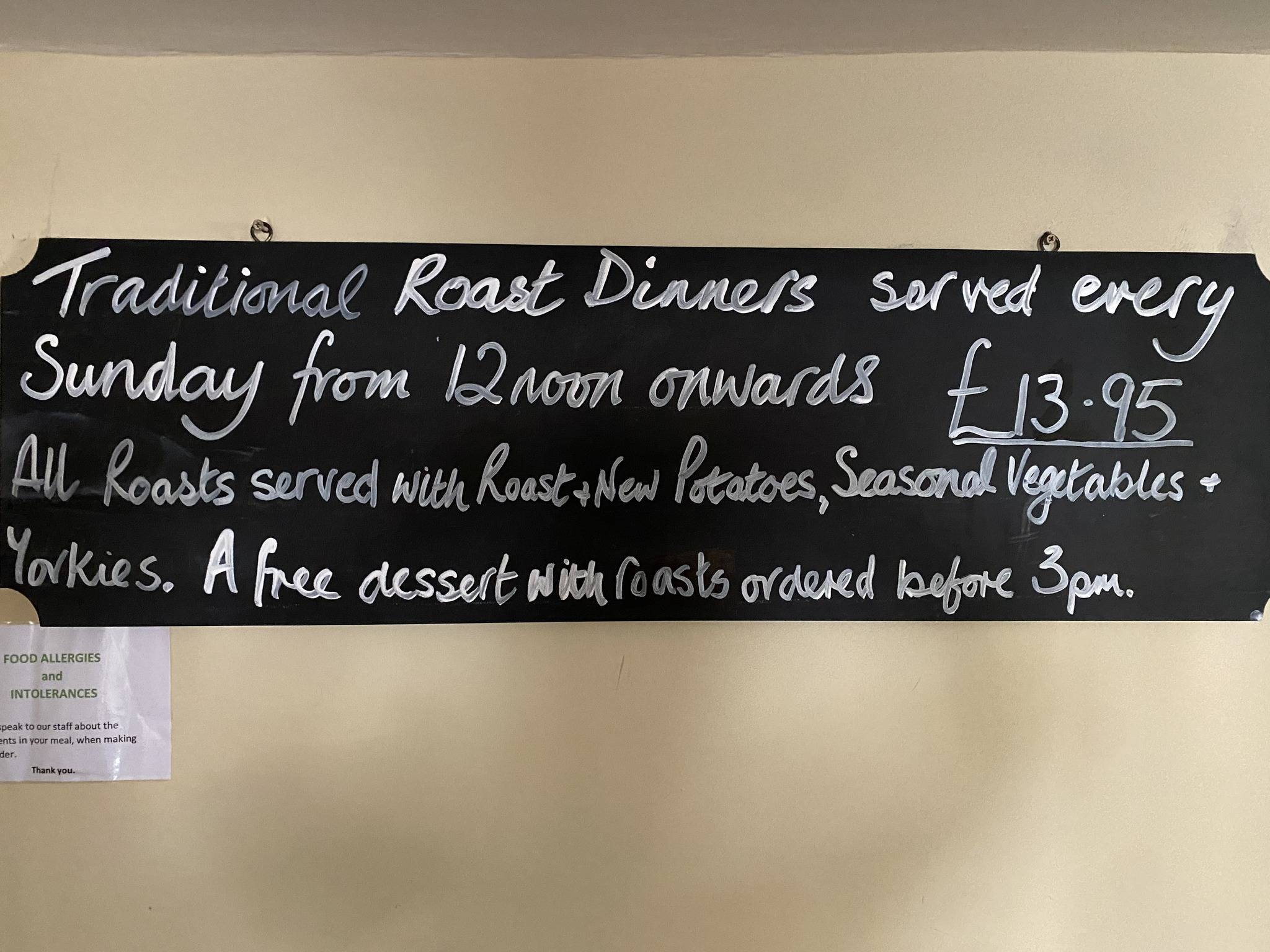 Menu at Star Inn pub & bar, Tideswell