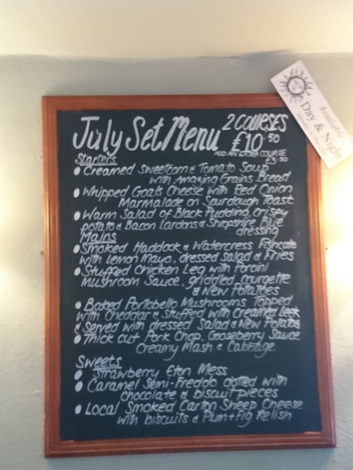 Menu at The Swan Inn & Bistro pub & bar, Olney