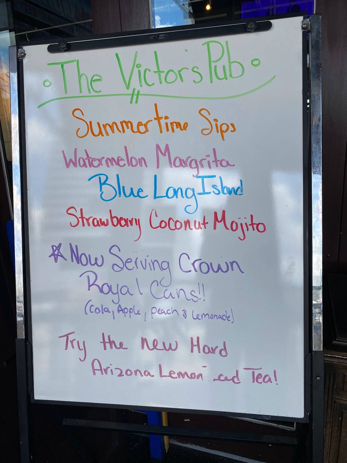 Menu at The Victor Pub, Camden