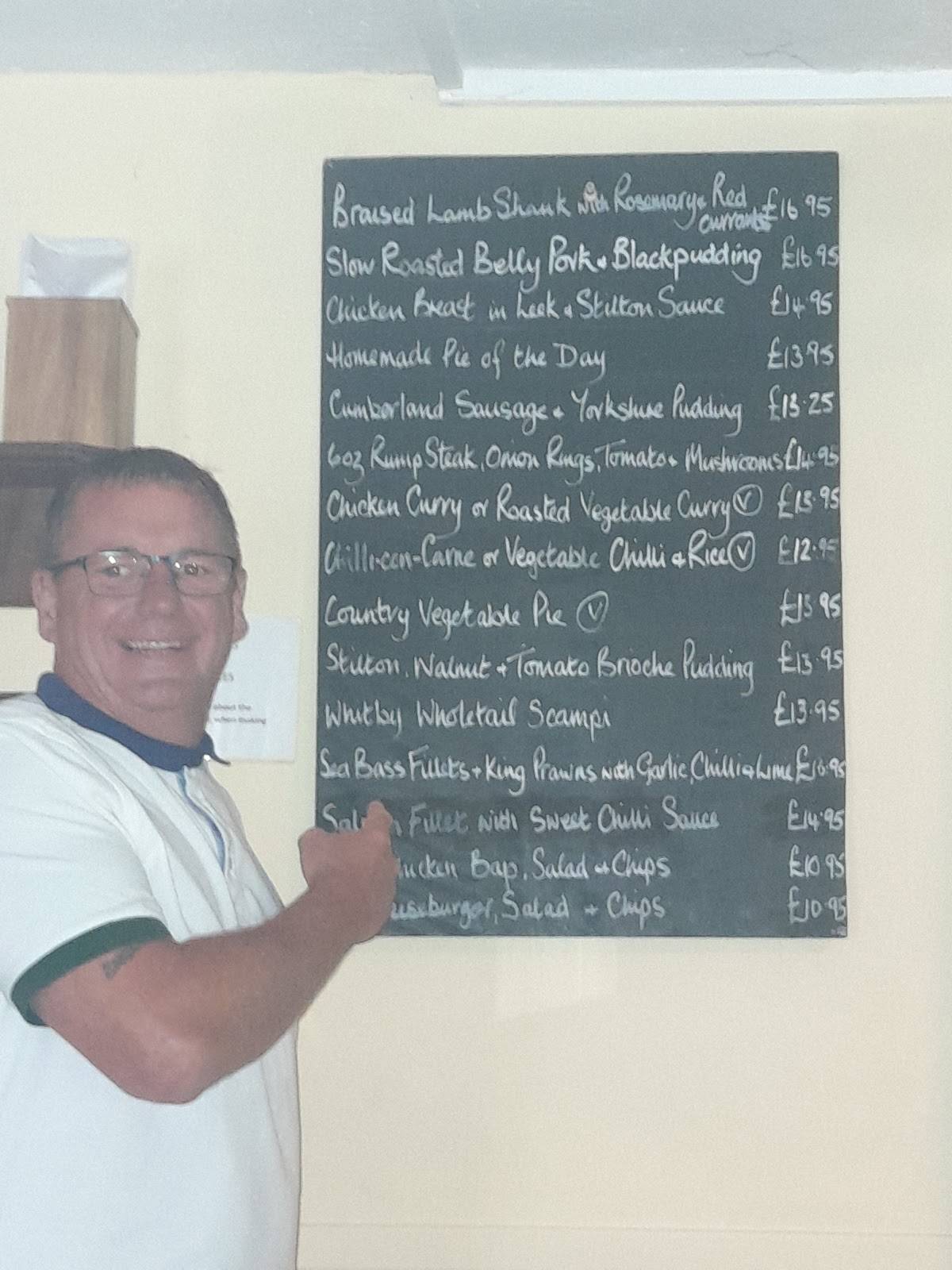 Menu at Star Inn pub & bar, Tideswell