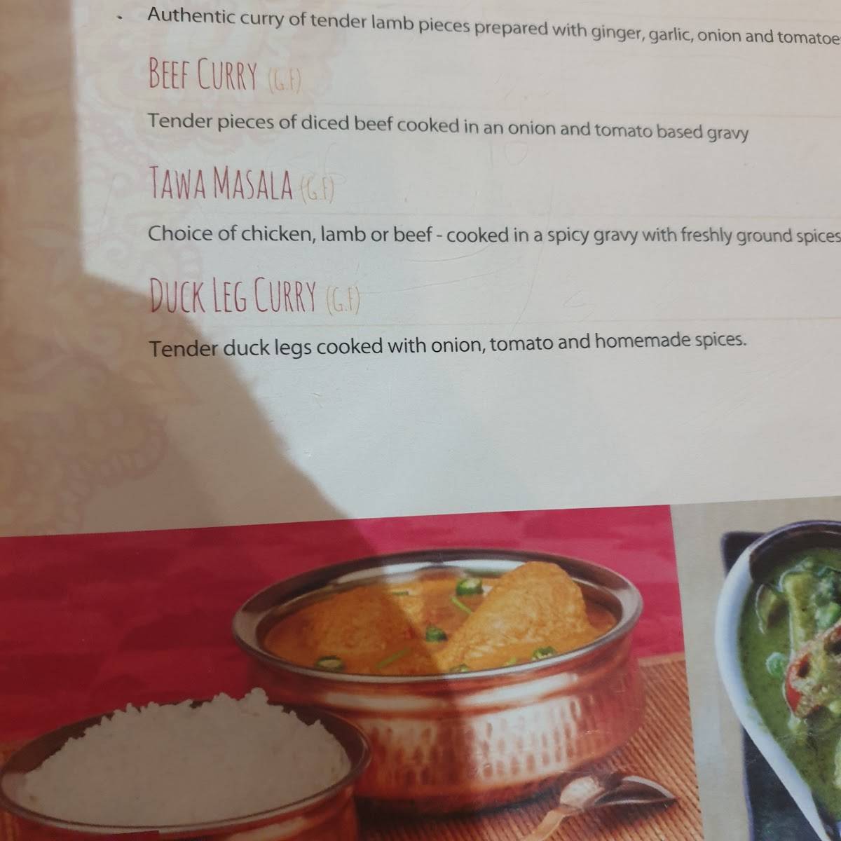 Menu at Tikka TALIAN at The Wheatsheaf Inn pizzeria, Gawler East