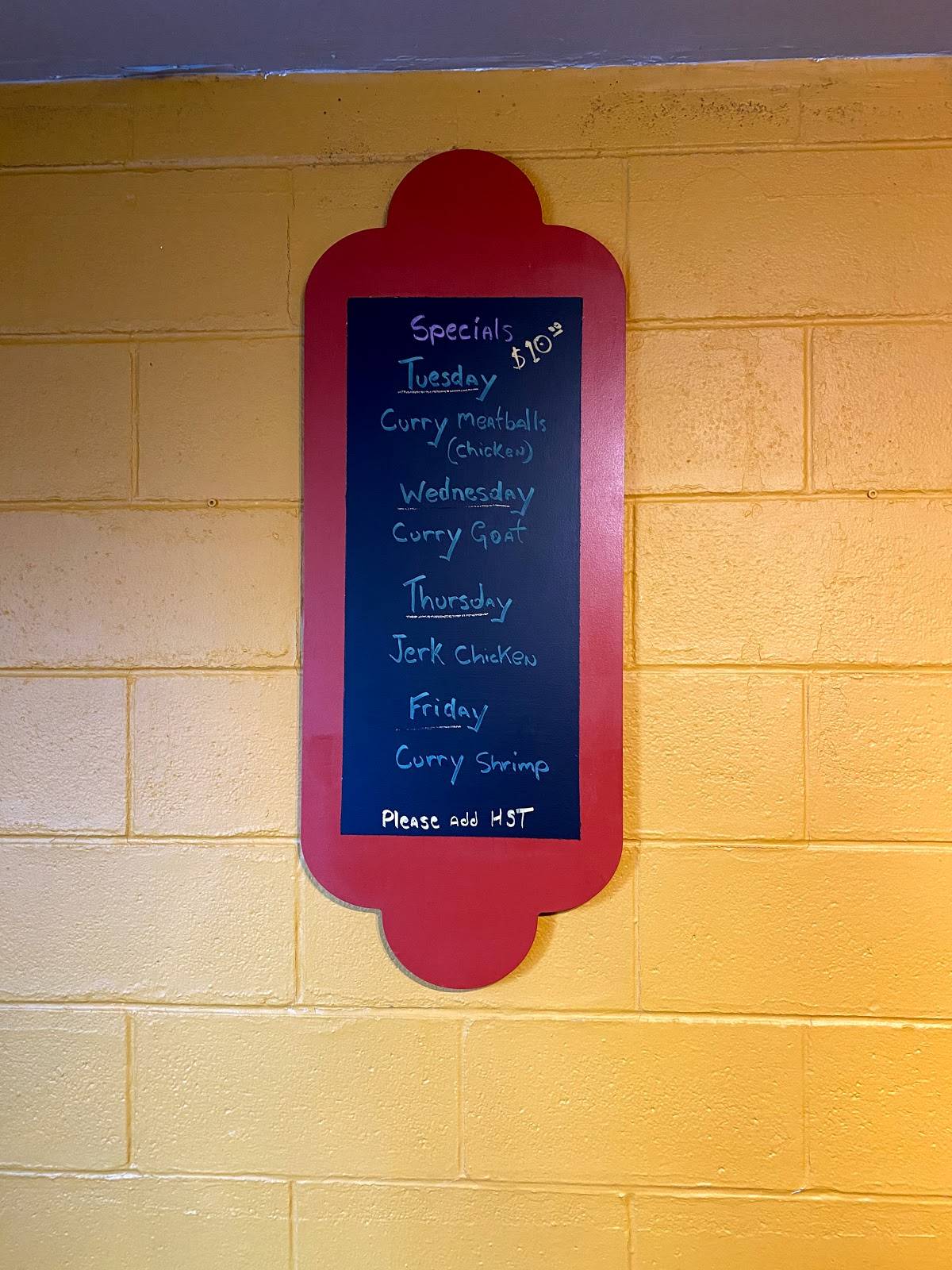 Menu at Underground Kitchen restaurant, Fergus
