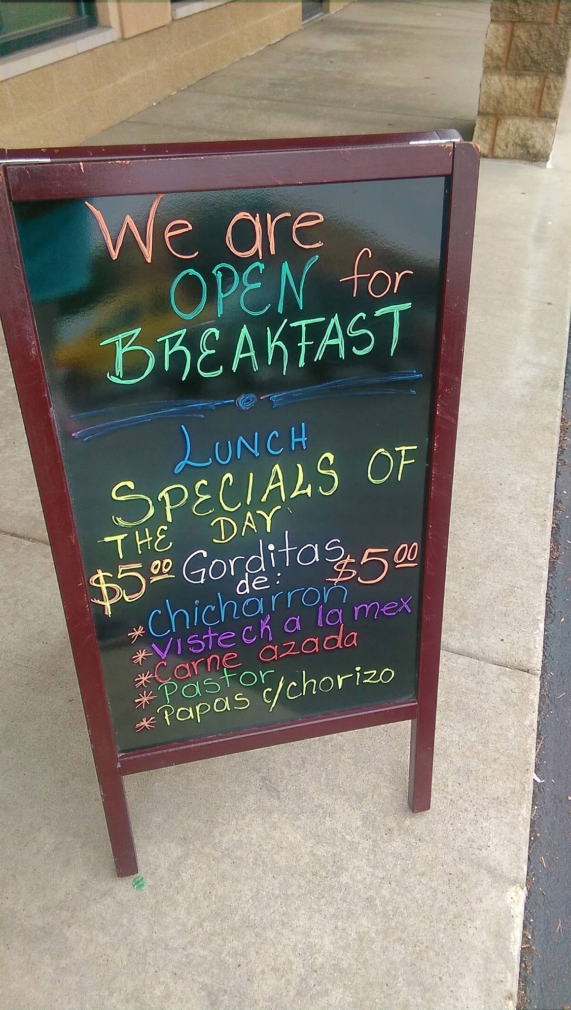 Menu at La Mixteca Restaurant, Urbana, 510 N Cunningham Ave #4