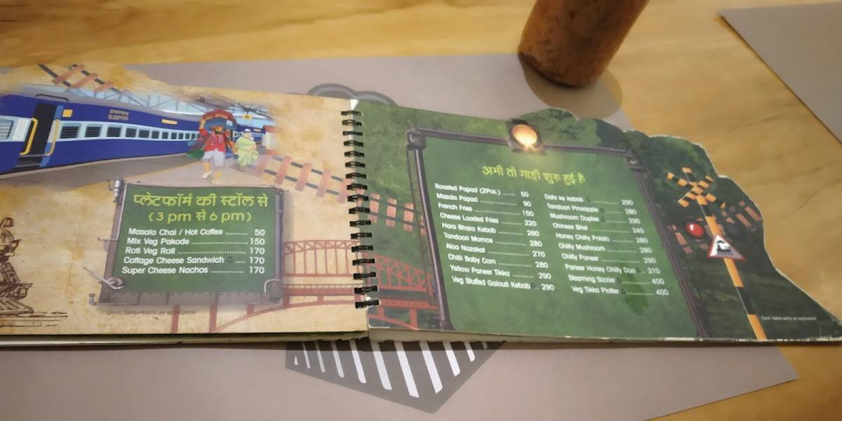 Menu at Vegetrainian - The Train Restaurant, Jodhpur