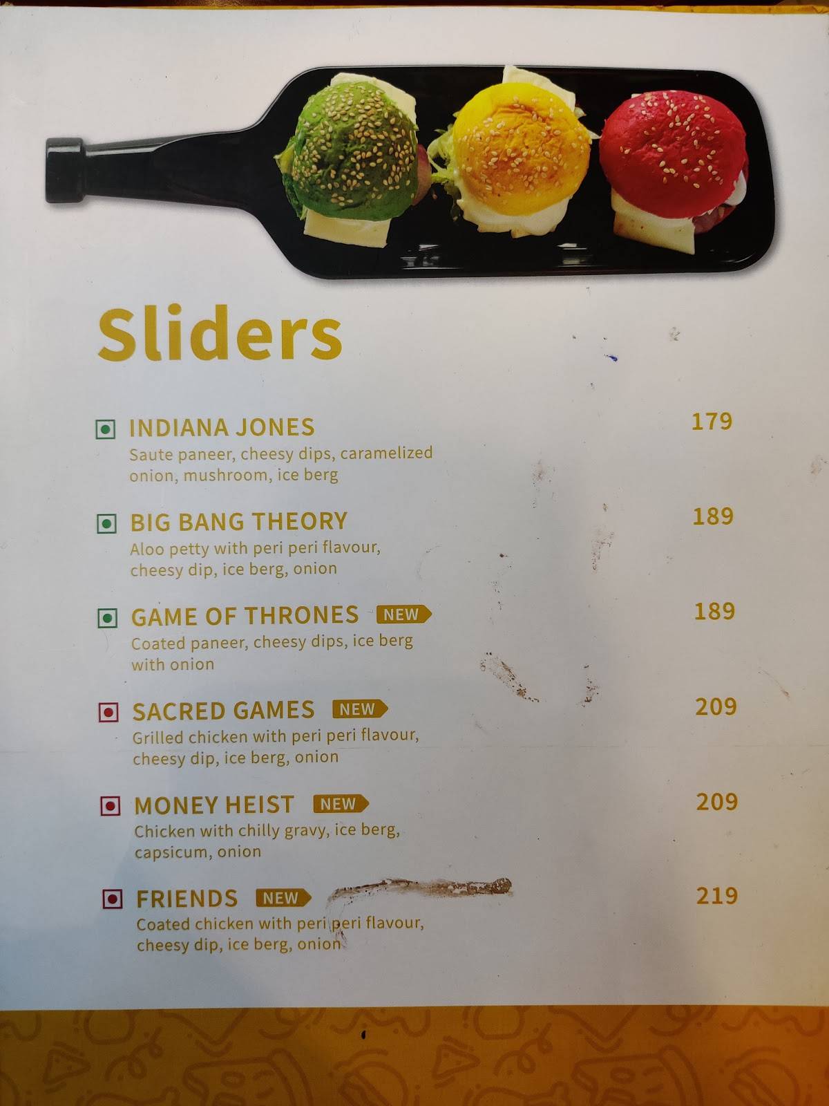 Menu at Xero Degrees, Faridabad, SCF 39