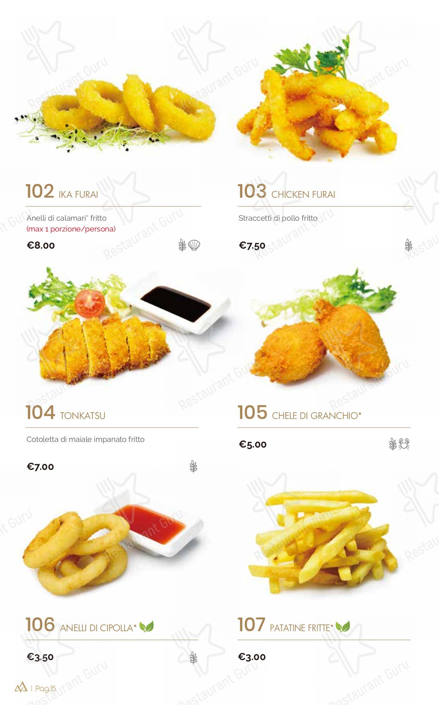 Menu da Yama Sushi Padova ristorante, Padova