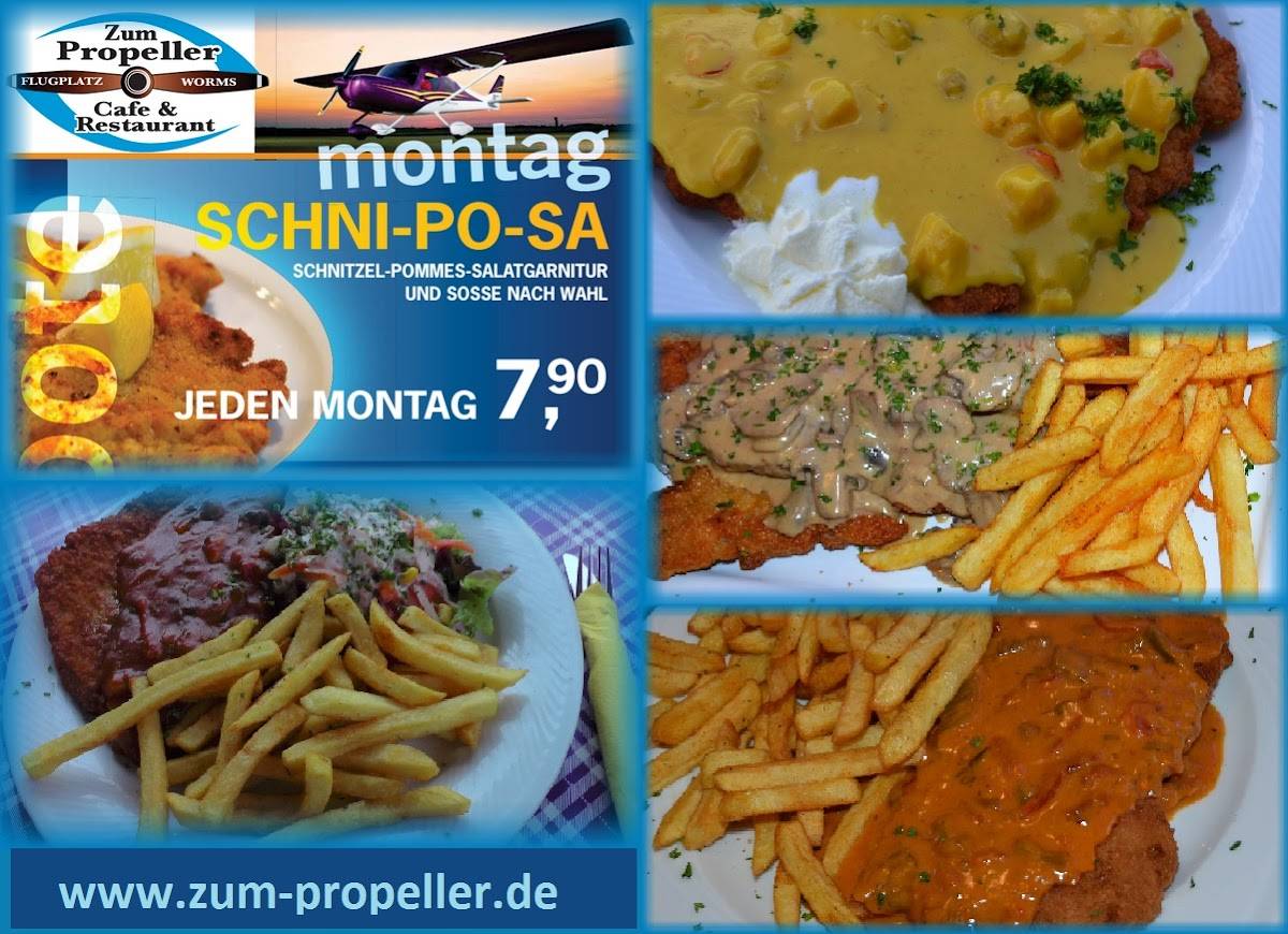 Speisekarte von Zum Propeller restaurant, Worms