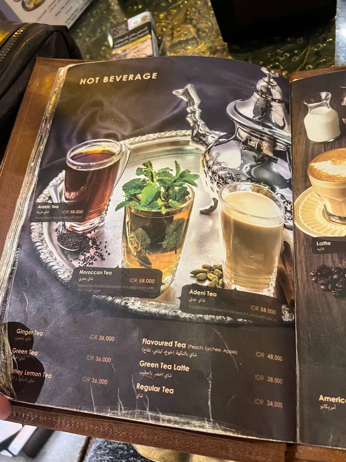 Menu at Al Jazeerah Signature Middle East Restaurant And Cafe Bandung ...