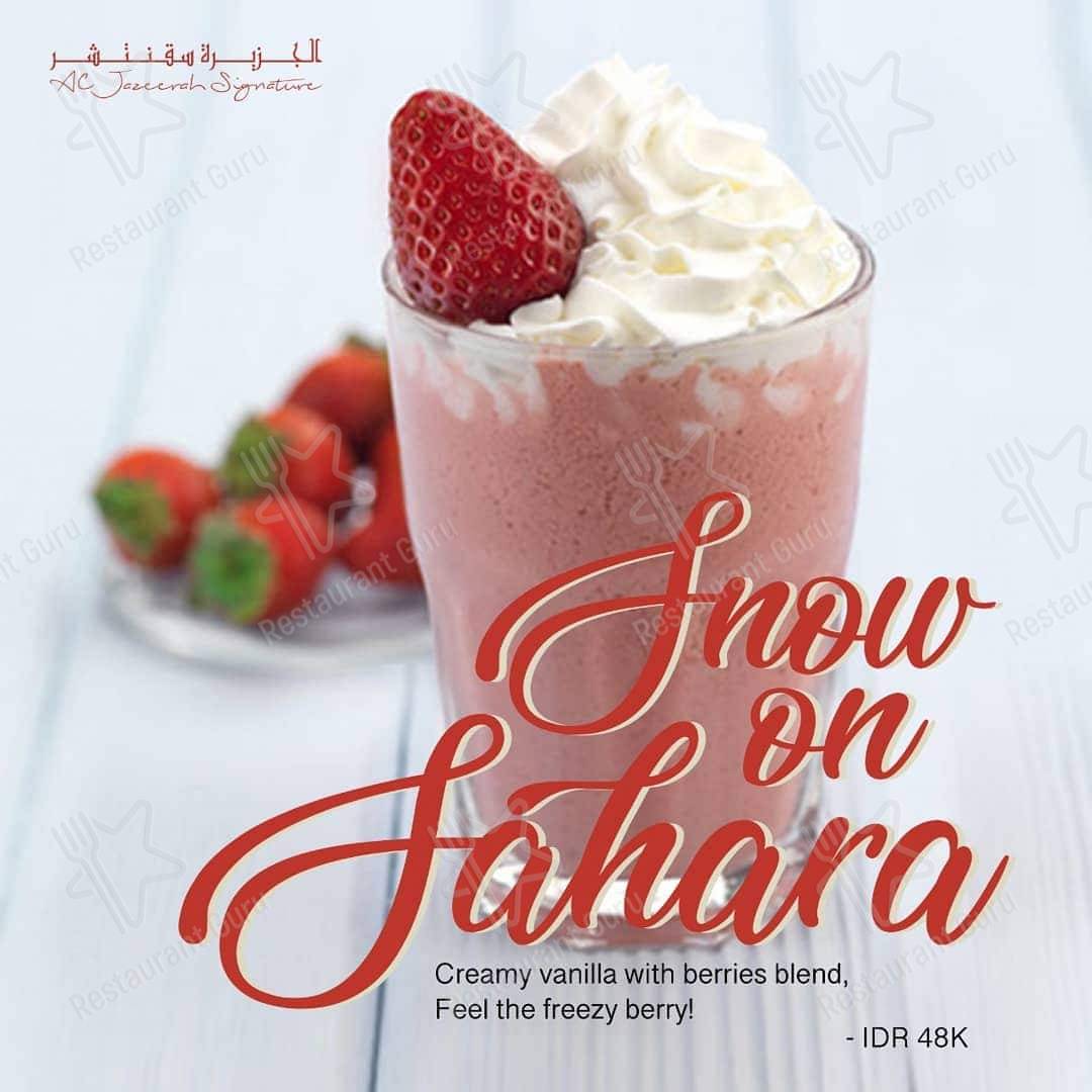 Menu at Al Jazeerah Signature Middle East Restaurant And Cafe Bandung ...